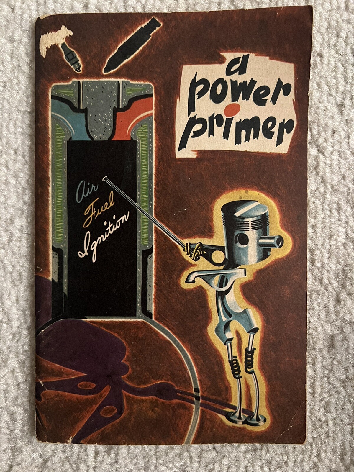1944 A Power Primer Booklet Intro to the Internal Combustion Engine-GM ...