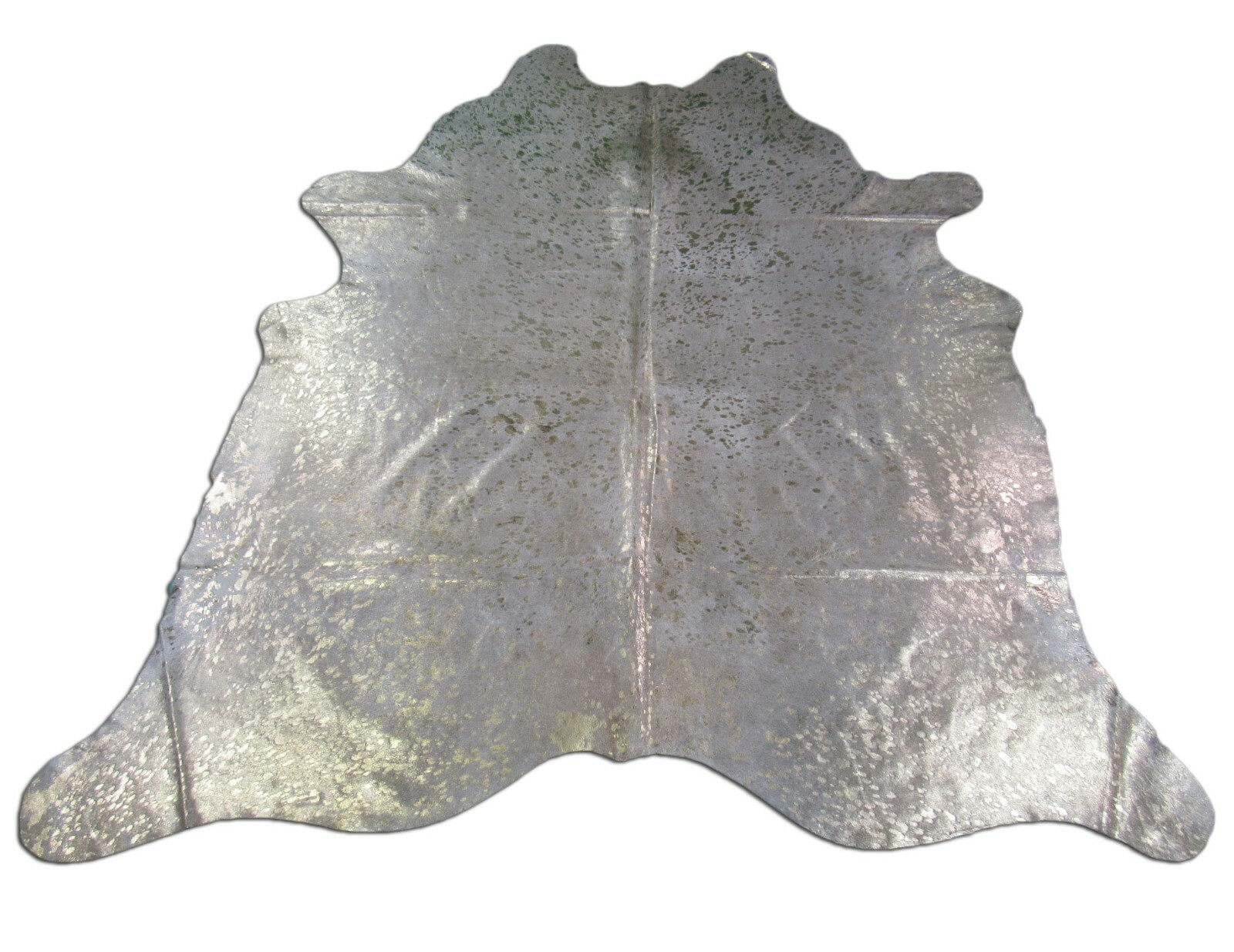 Gold Metallic Cowhide Rug Size: 7' X 6.5' Gold Metallic Cowhide Rug | eBay