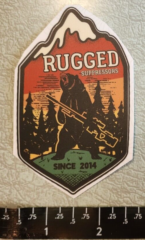 #11 - Rugged Suppressors Rifle Pistol Razor SurgeX Vinyl Sticker Decal ...