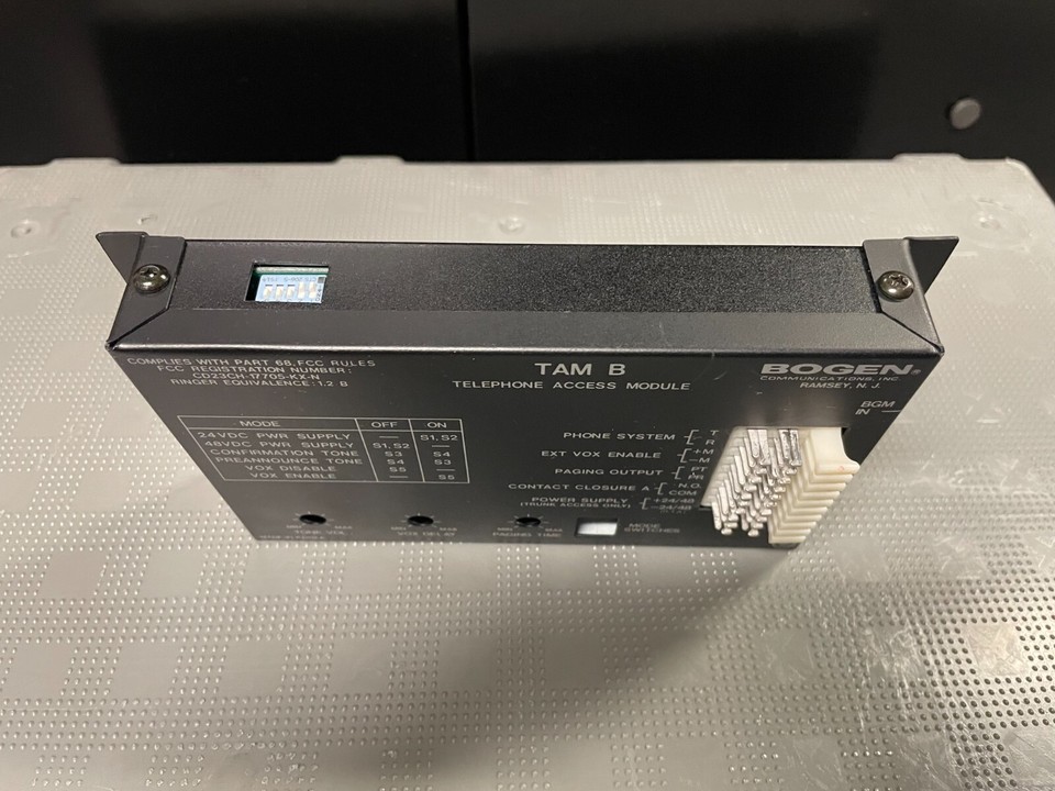 Bogen Communication TAM B Telephone Access Module | eBay