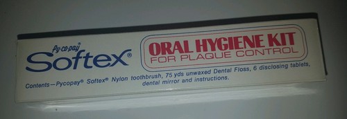 Vintage py co pay oral hygiene kit Toothbrush, dental floss disclosing ...