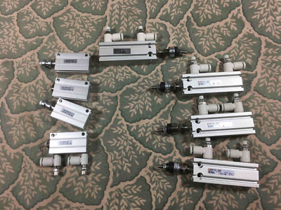 Pneumatic Air Cylinders & Free Mount Compact Cylinders - Lot of 8 | eBay