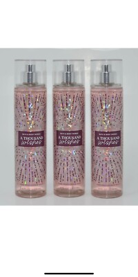 3 BATH & BODY WORKS A THOUSAND WISHES FINE FRAGRANCE MIST BODY SPRAY ...