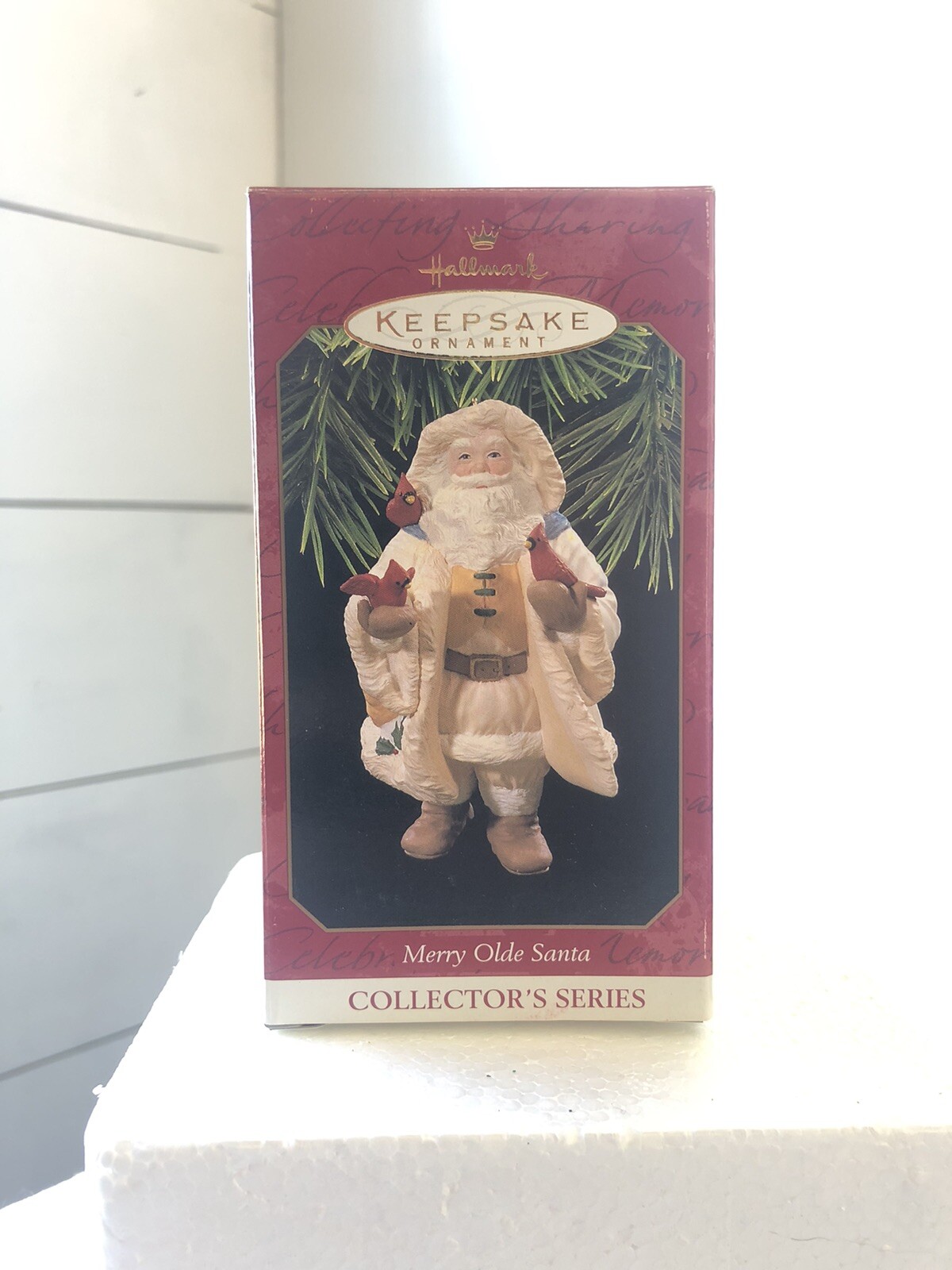 Hallmark Ornament 1997 Merry Olde Santa #8 Cardinal Birds Christmas ...