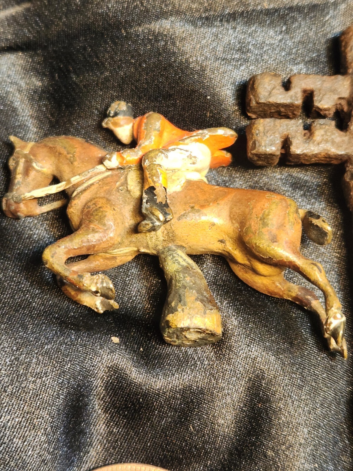 1837 Andrew Jackson Van Buren Whig party protest token coin metal toy ...