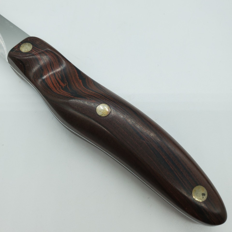 CUTCO Brown Glossy Swirl Handle 21 Trimming Knife and 26 Carving Fork ...