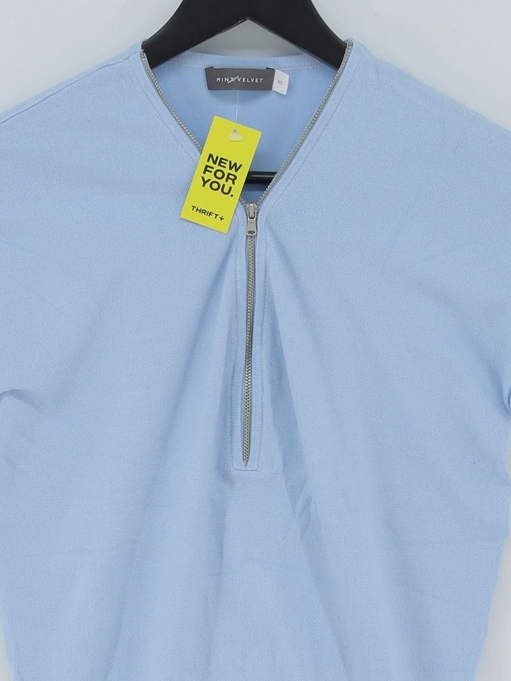 Mint Velvet Women's Jumper XS Blue Lyocell Modal | eBay