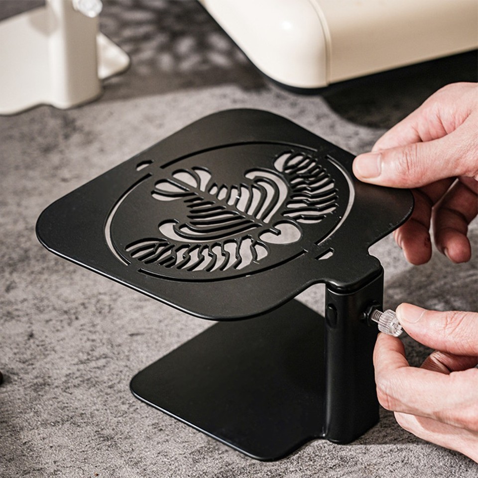 Coffee Weighing Rack Scale Rack 13x10cm Black Carbon Steel Rust Proof ...