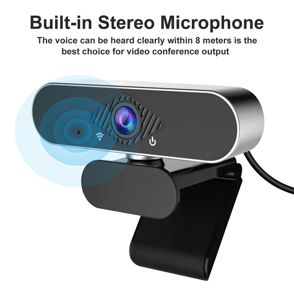 USB Webcam 1080P HD Auto Focusing Web Cam Built-in Mic for Laptop ...