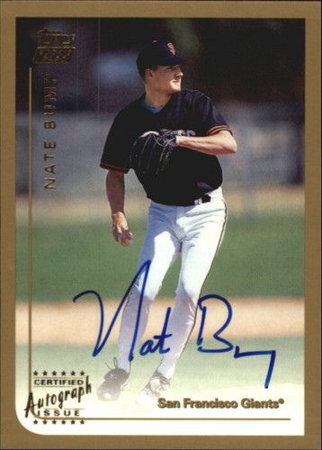 1999 Topps Traded Autographs #T28 Nate Bump - NM-MT | eBay