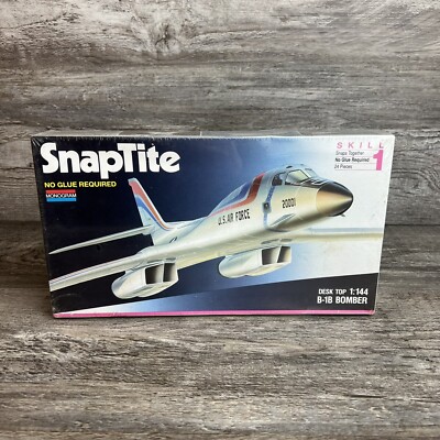 Vintage Monogram Snap Tite B-1B Bomber Plane Model Kit 1:144 NEW | eBay