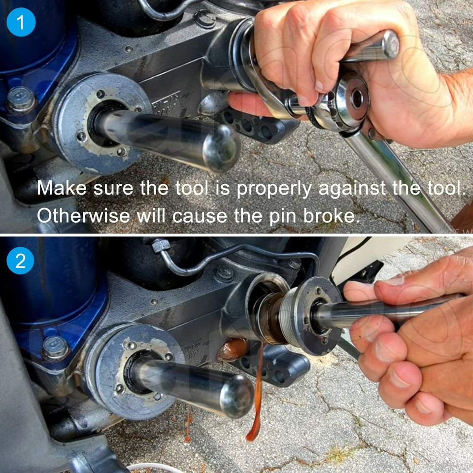 Power Trim Tilt Seals Kit + Outboard Pin Wrench MT0006 for Yamaha,Honda ...