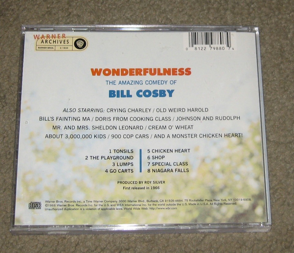 Bill Cosby - Wonderfulness (CD, Warner Bros.) Comedy | eBay