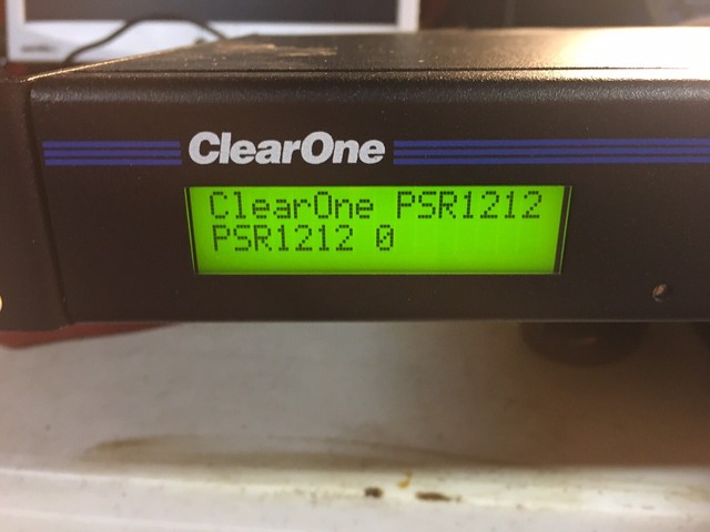 ClearOne PSR1212 Audio Control Matrix Mixer Genter 12x12 CH for sale ...