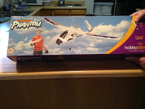 Hobbyzone Firebird Phantom RC Pusher Glider Airplane - RTF Version With ...