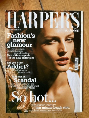 Harpers & Queen UK Magazine August 2004 Beauty Fashion Glamour | eBay