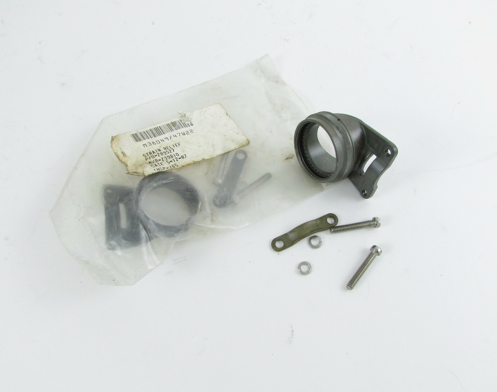 Pair of M85049/47W22 Backshells RA Open Back Self Locking Size 22/23 OD ...