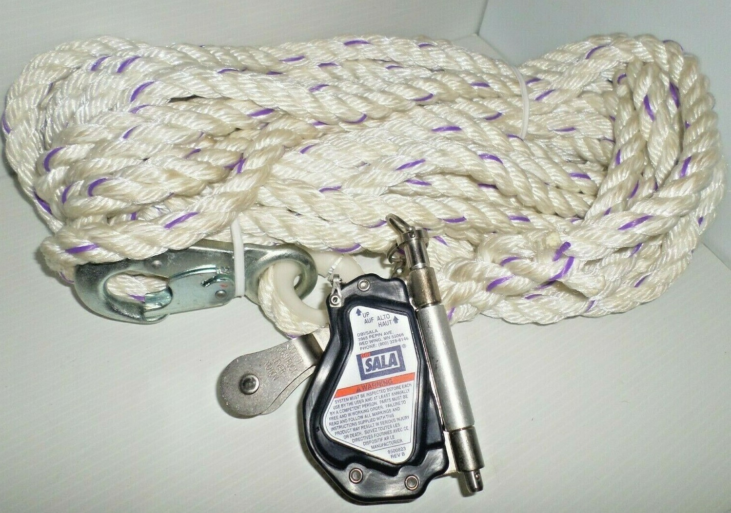 ⭐NEW⭐ DBI Sala 5000335 Lad-Saf Rope Grab AND 50' of rope | eBay