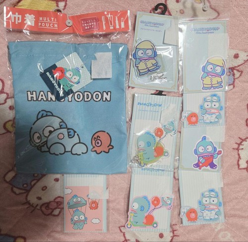 Hangyodon Goods Lot Drawstring Pouch, Acrylic Stand, Keychain, Stacker ...