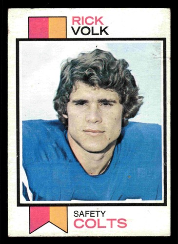 1973 Topps Rick Volk #105 - Baltimore Colts | eBay