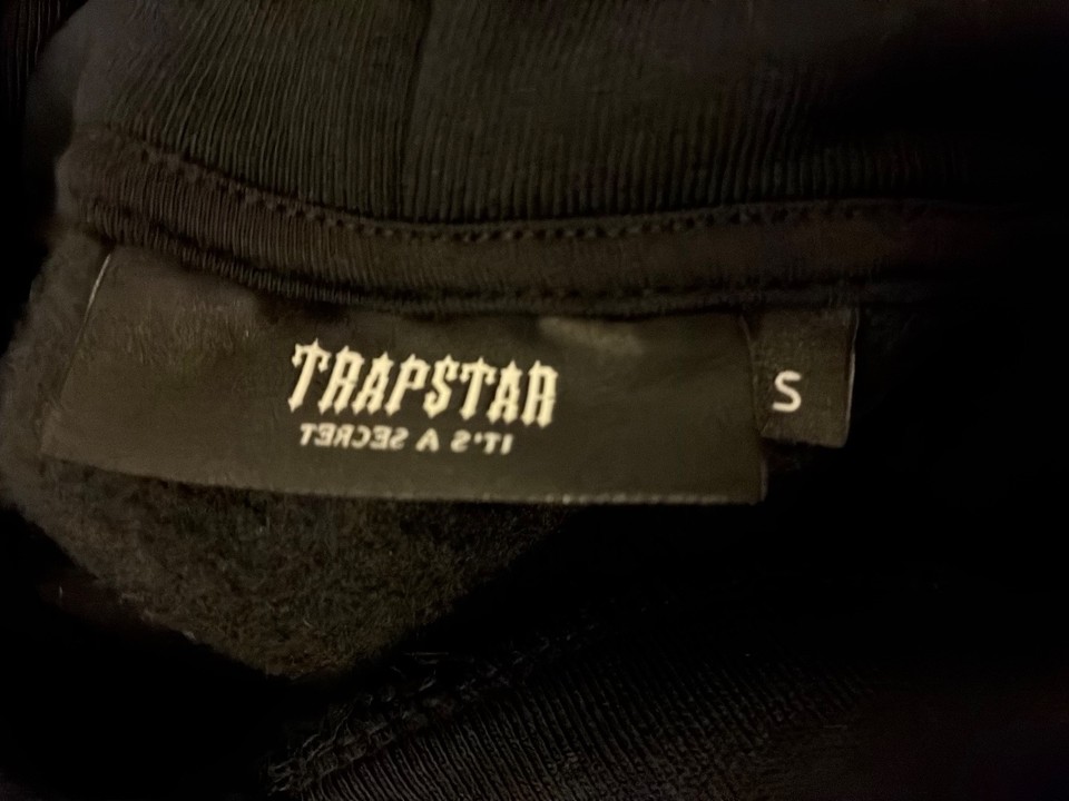 Trapstar Foundation Hoodie in black cotton blend Size Small Brand New ...