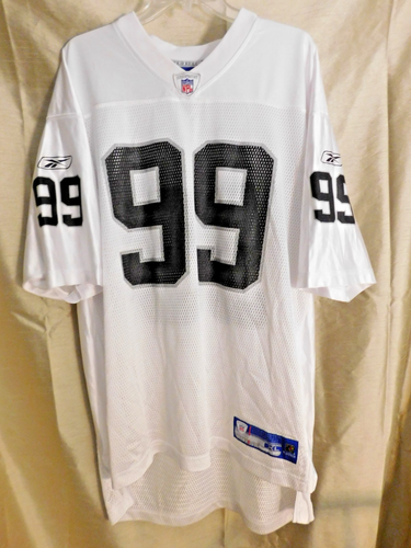 Vintage Oakland Raiders Warren Sapp #99 Reebok On Field Jersey Size XL ...