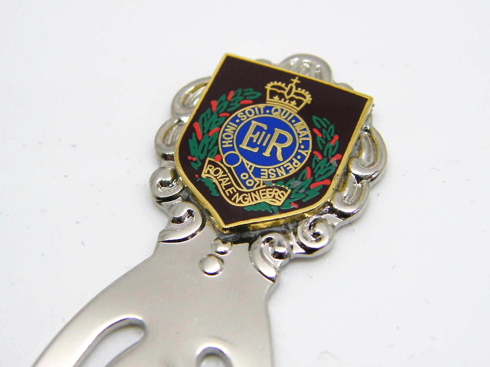 THE ROYAL ENGINEERS SAPPER PRIVATE BADGE BOOKMARK ARMY MILITARY GIFT IN ...