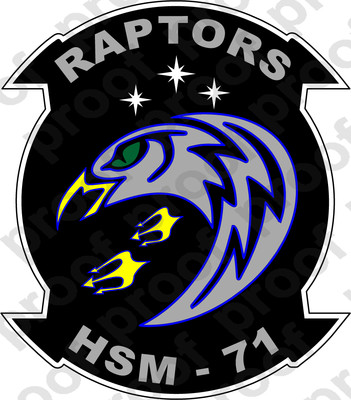 STICKER USN HSM 71 RAPTORS | eBay