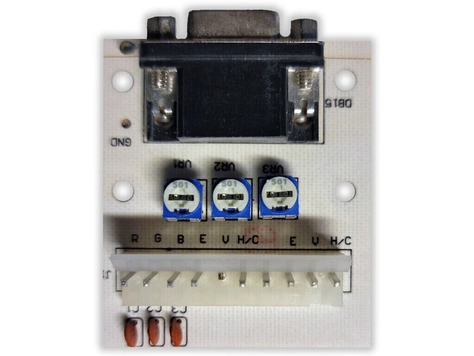CGA to VGA or VGA to CGA Adapter Arcade Monitor Converter | eBay