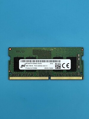 Micron 8GB RAM Laptop Memory MTA4ATF1G64HZ-3G2E2 DDR4 1RX16 PC4-3200AA ...