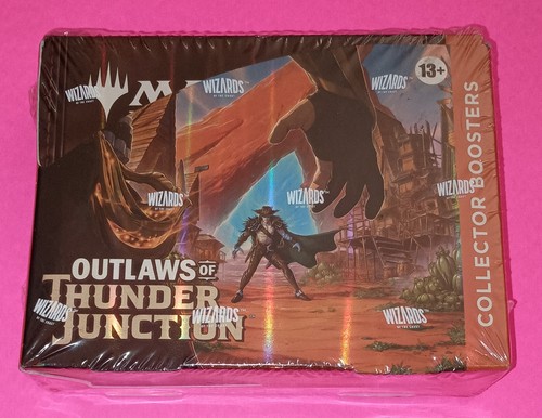 New Sealed Outlaws of Thunder Junction Collector Booster Box OTJ MTG No ...