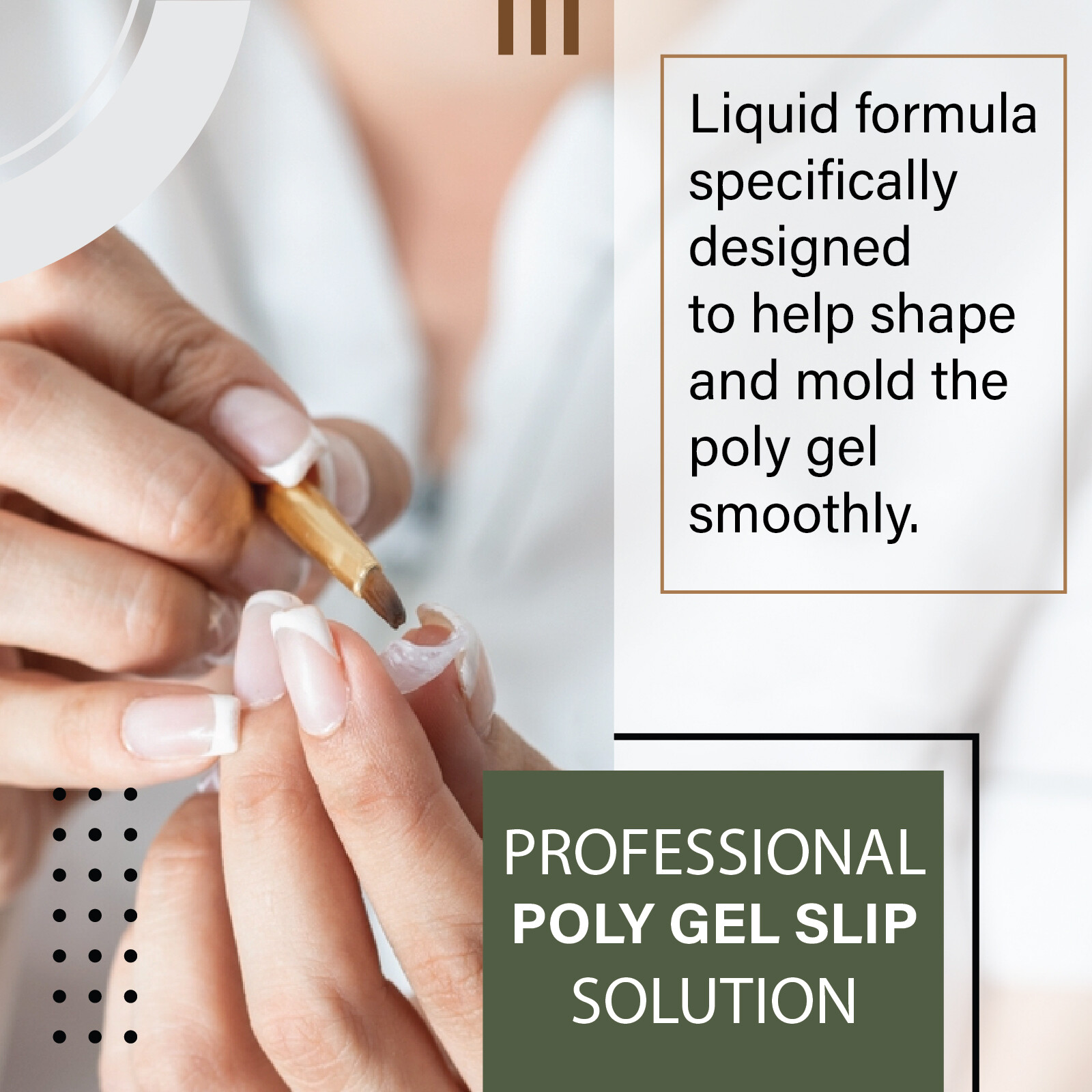 PolyGel Slip Solution for Polygel Builder, UV/LED Nail Tips ...