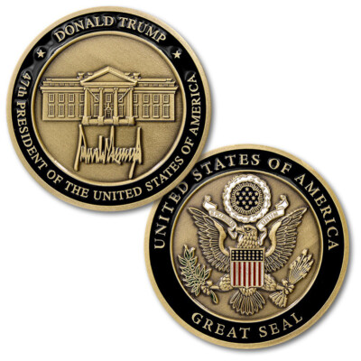 NEW Donald Trump 47th President of the United States Challenge Coin | eBay