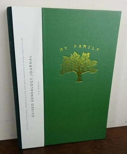 CR Gibson Guided Genealogy Journal My Family Tree Record History Green ...