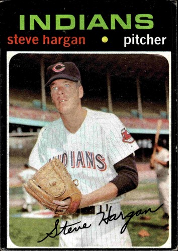 1971 Topps Steve Hargan #375 - Cleveland Indians | eBay
