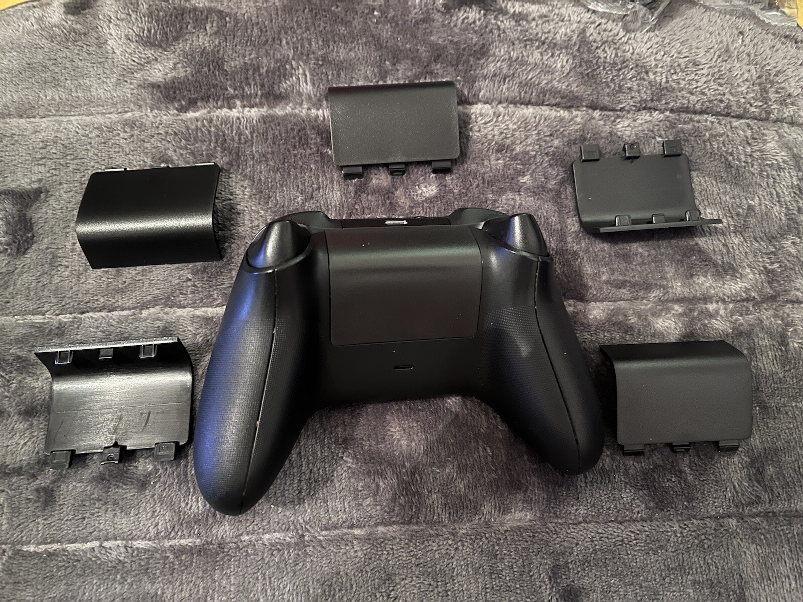 1 X Cache pile Noir Pour Manette Xbox Séries S Series X Dernier Modèle ...