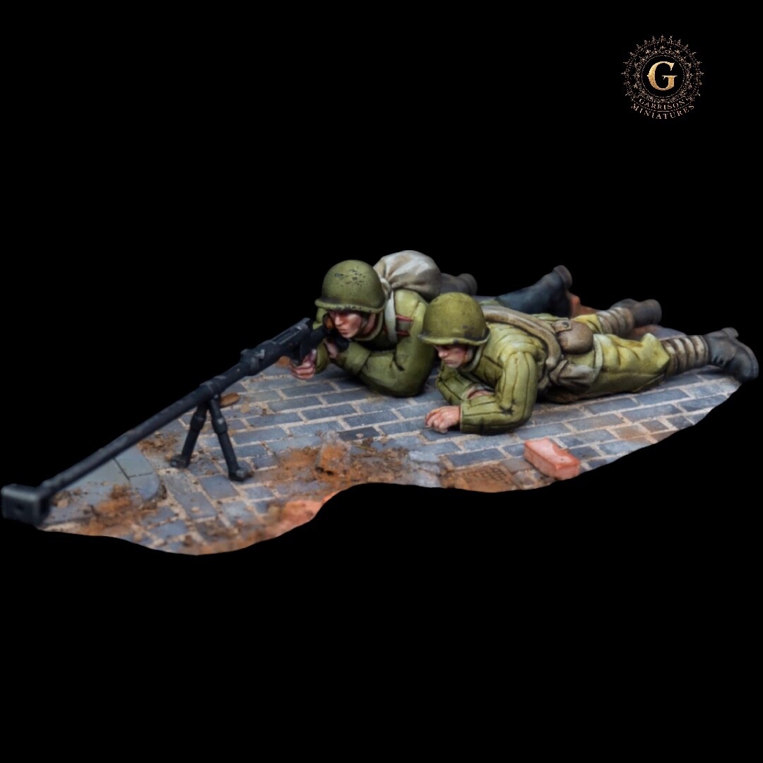 UNPAINTED WW2 Fall of Berlin Series Soviet PTRD Anti-Tank 28mm 1/56 ...