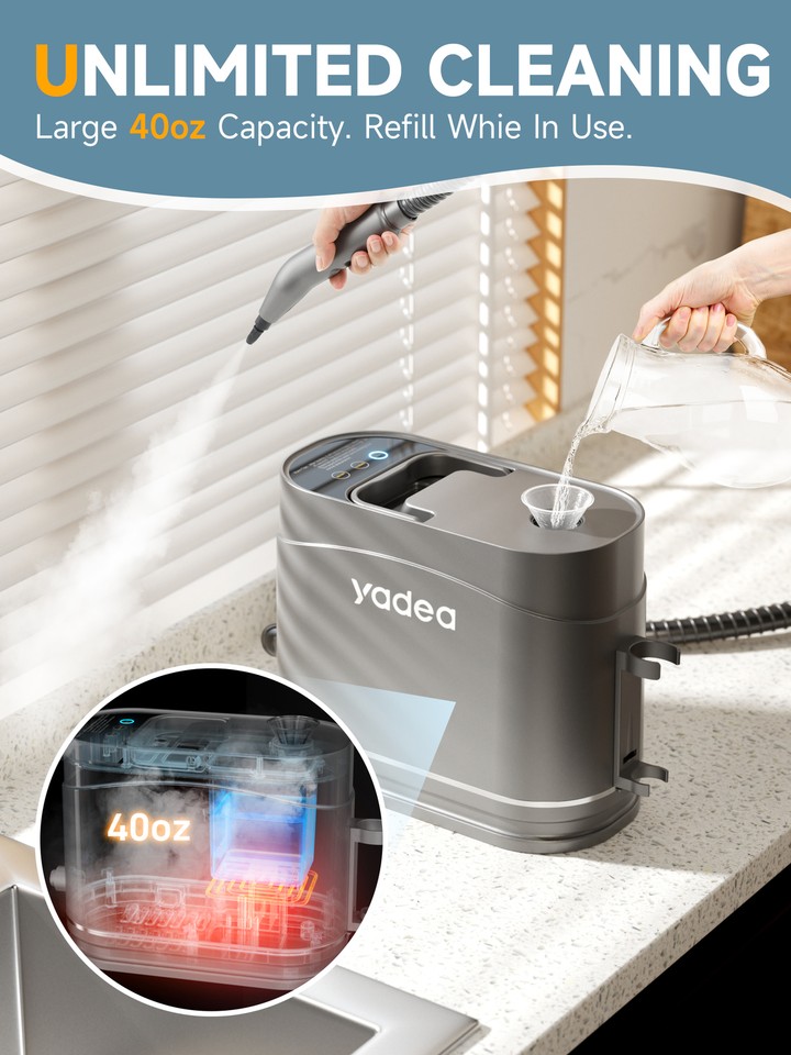 Car Detailing Steam Cleaner Machine Vehicle Auto Portable Compact Dirt ...