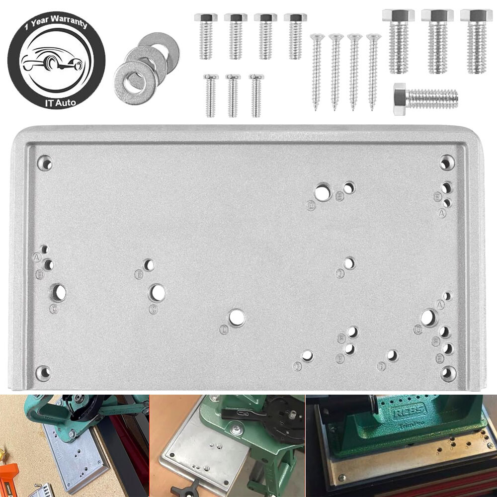 For RCBS Cast Aluminum 9282 Accessory Base Plate 3 Grey Shell Holder ...