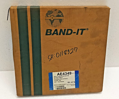 BAND- IT AE4349 STAINLESS STEEL 316 PPA COATED BAND 12.70MM Band It ...