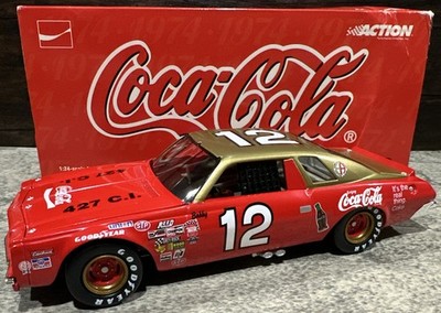 1974 BOBBY ALLISON #12 Coca Cola Chevy MALIBU 1/24 Action Nascar ...