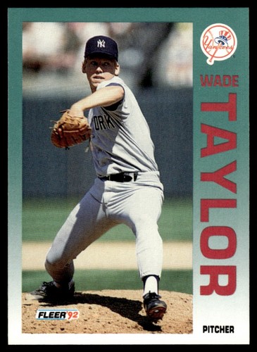 1992 FLEER WADE TAYLOR #245 NEW YORK YANKEES 340 | eBay