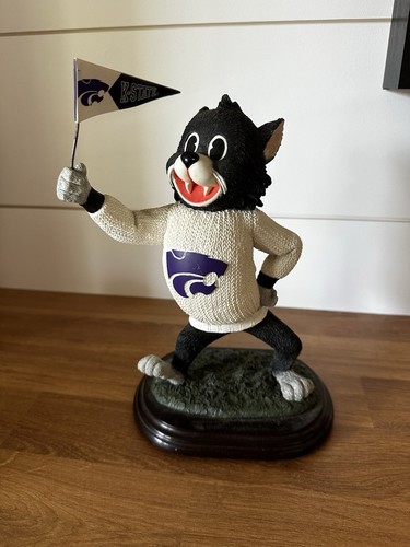 Kansas State Wildcats Willie the Wildcat Mascot Statue 2003 College ...