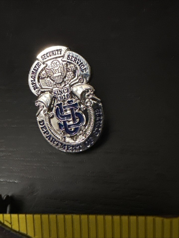 RARE USSS Secret Service Diplomatic Security Service 1916 Years Lapel ...