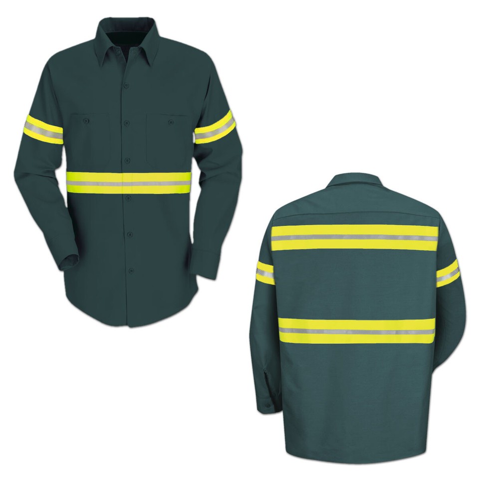 Red Kap Enhanced Visibility Hi Vis Reflective Work Towing Uniform ...