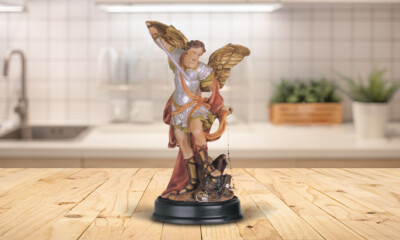 5"H Archangel Michael Statue Saint Michael The Strongest Angel Holy ...