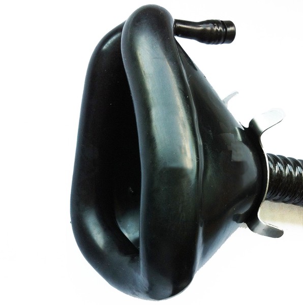 Beatmungsmaske Gummi Rubber Mask Narkose Anaesthesia Ethermaske Fetisch ...