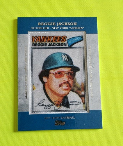 2013 Topps Fabriqué Patch #MCP18 Reggie JACKSON | eBay