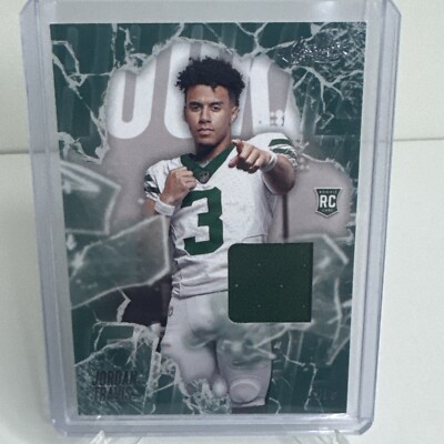 2024 Panini Absolute Jordan Travis Rookie Jersey Relic Patch New York ...