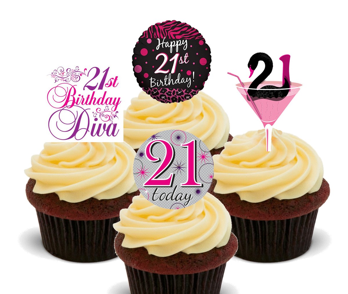 21st Cake Toppers Free 21st Cake Toppers 21 Cake Topper 21st Cake ...